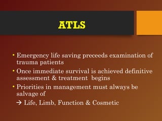 ATLS- Advanced Trauma Life Support | PPT