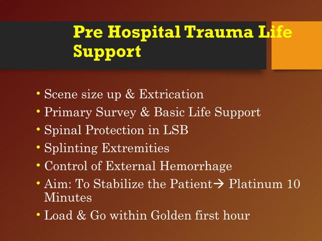 ATLS- Advanced Trauma Life Support | PPT | First Aid | Injuries