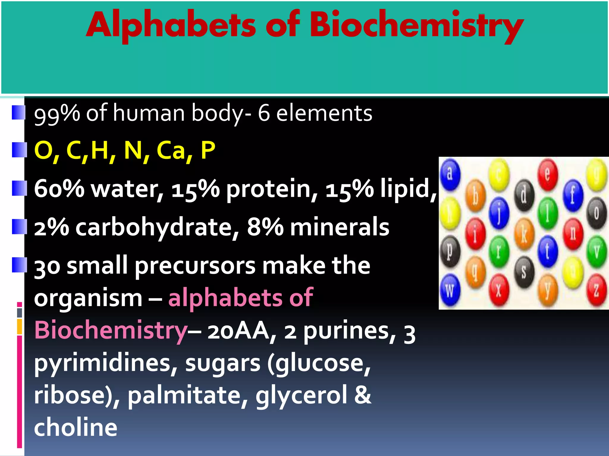 Introduction to Biochemistry, cell and cell organelles | PPTX