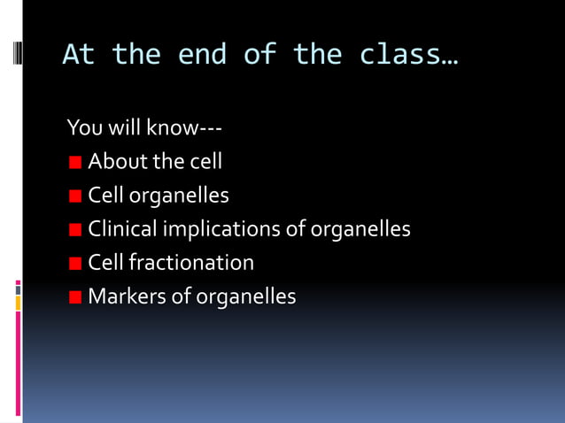 Introduction to Biochemistry, cell and cell organelles | PPTX