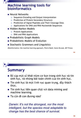 Intro bioinformaticsv | PDF