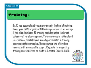 Bangladesh Academy for Rural Development (BARD), | PPT