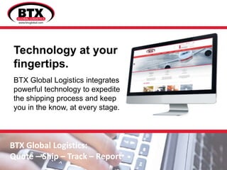 An Introduction to BTX Global Logistics | PPT