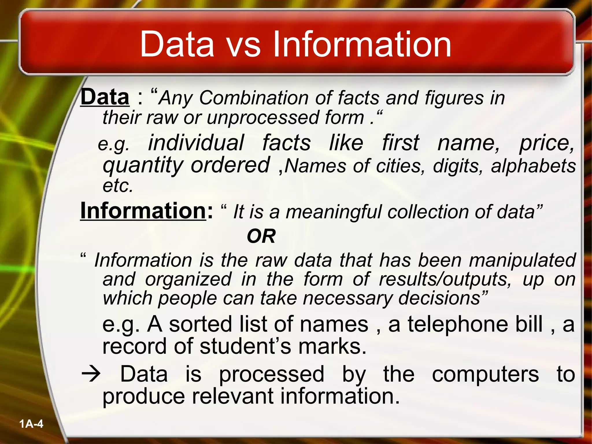 Introduction to Information Technology ch 01_a | PPT