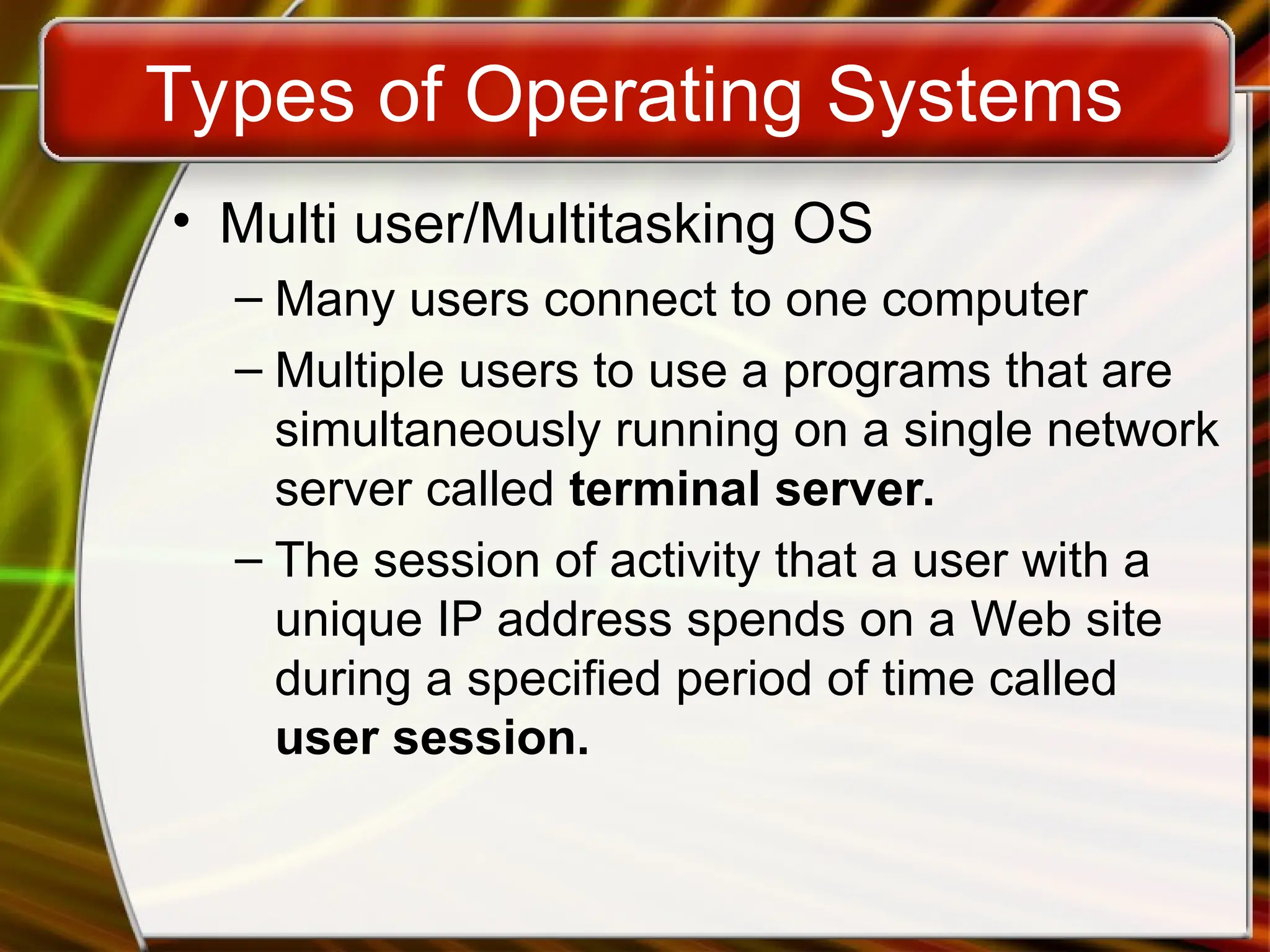 Intro_ .operating understanding computer | PPT