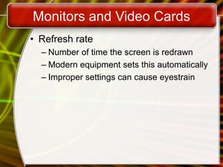 Intro chapter 03_a Monitors and video cards | PPT