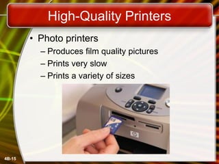 Intro_Chapter_03B.pdf types of printers with example | PDF