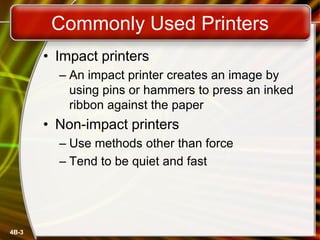 Intro_Chapter_03B.pdf types of printers with example | PDF