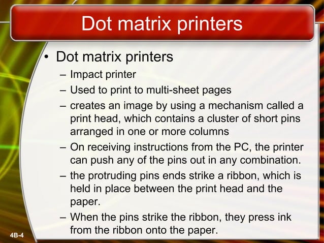Intro_Chapter_03B.pdf types of printers with example | PDF