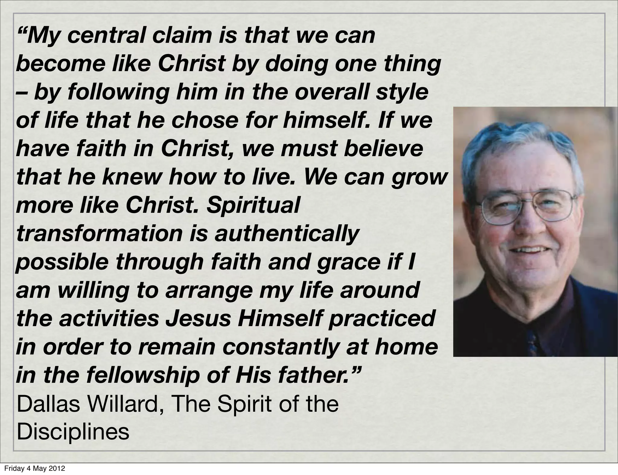 Donald Whitney, Spiritual Disciplines: Intro & chapter 1b | PDF