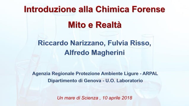 Introduzione alla chimica forense: mito e realtà | PDF | Chemistry | Science