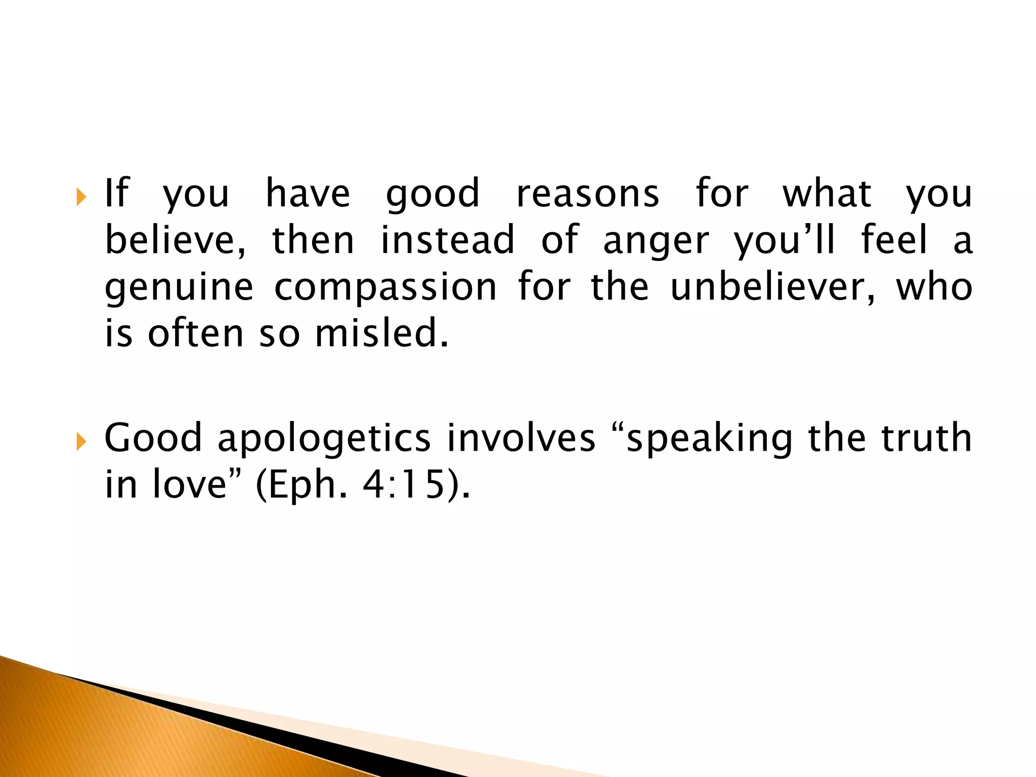 Introduction to Christian Apologetics | PPTX