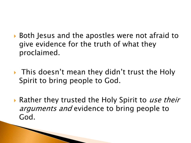 Introduction to Christian Apologetics | PPTX | Christianity | Religion ...