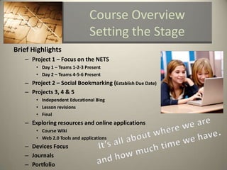 Intro Course Overview | PPT