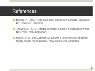 Introduction to Collection Development | PPTX