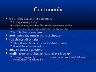 Intro commandline | PPT