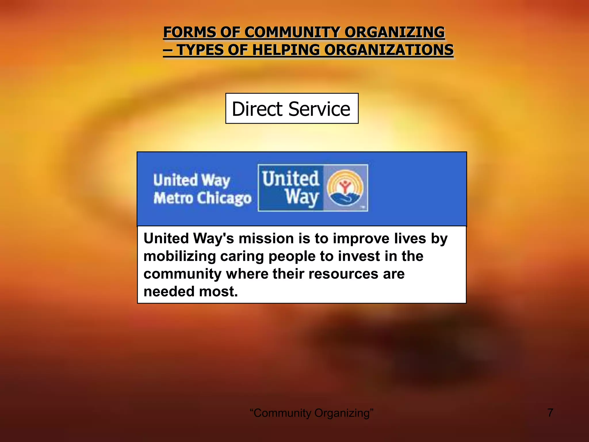 Introduction To Community Organizing | PPTX