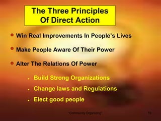 Introduction to Direct Action Community Organizing | PPT