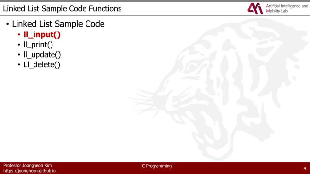 C Programming: Linked List (Examples) | PPT
