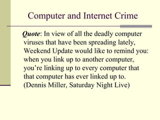 Introduction in Computer Science Ethics | PPT