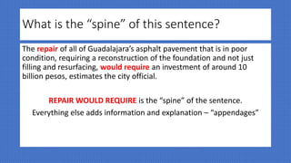 What is a Sentence? | PPTX