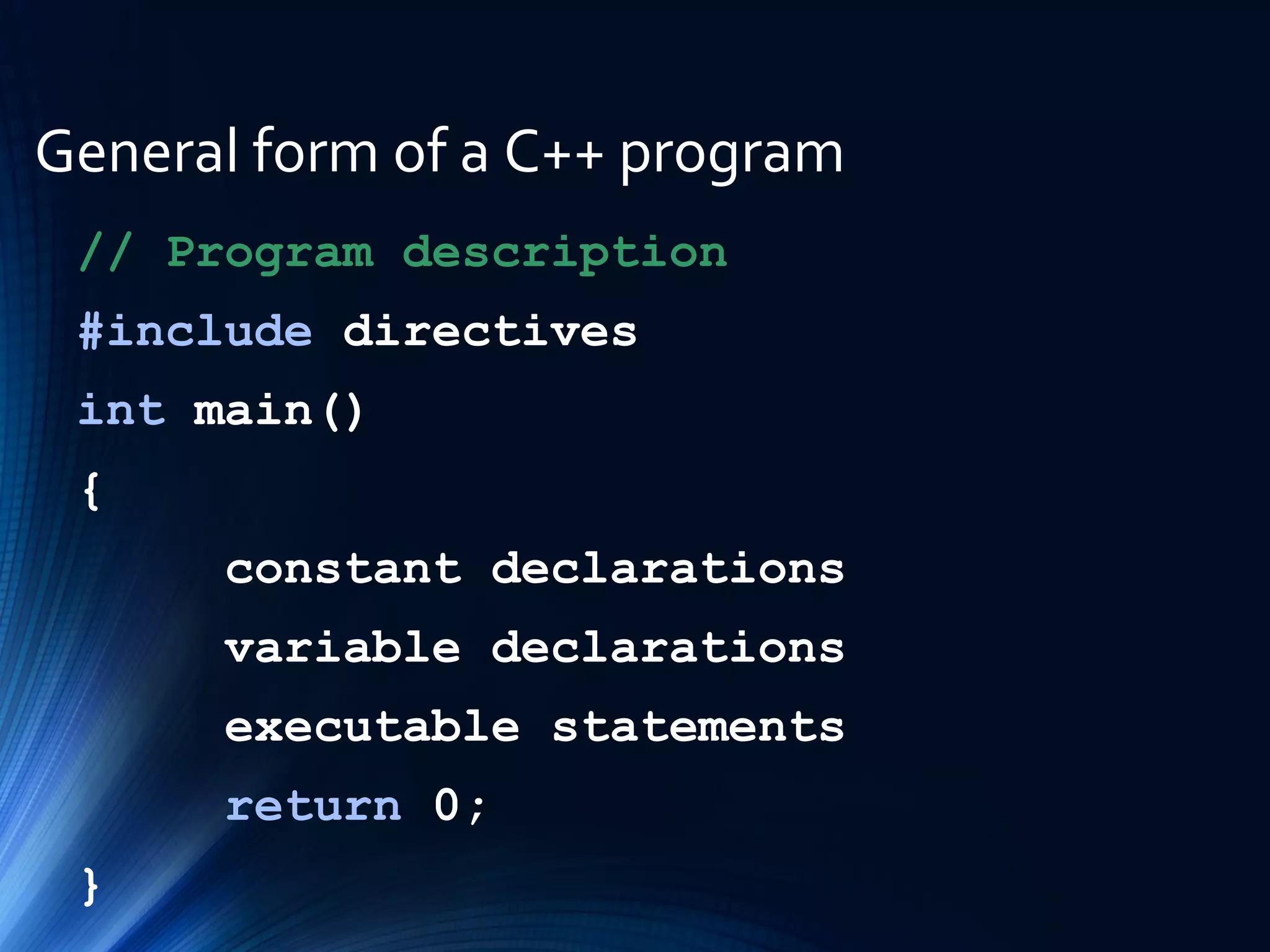 Introduction to C++,Computer Science | PPT