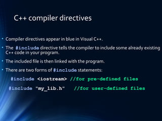 Introduction to C++,Computer Science | PPT