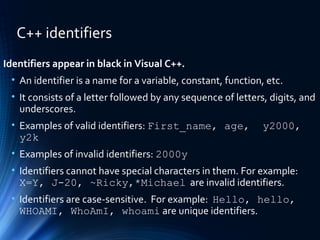 Introduction to C++,Computer Science | PPT