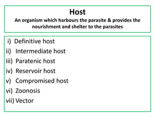 Introcuction to Medical Parasitology | PPTX