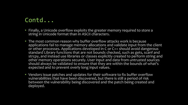 An Introduction Of Sql Injection Buffer Overflow And Wireless Attack Ppt