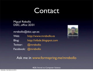 Introd to CS. Presentation | PPT