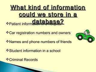 Intro databases | PPT