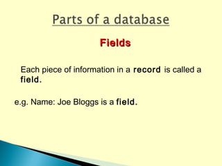 Intro databases | PPT