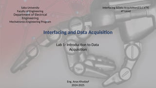 Introdauction to Facades and acquisition of data Mechatronx 1.pptx
