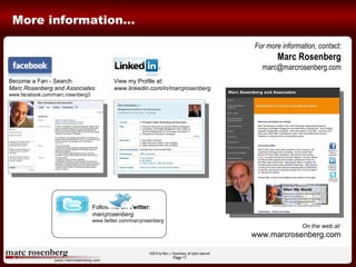 Introduction to Marc Rosenberg and Associates | PPT