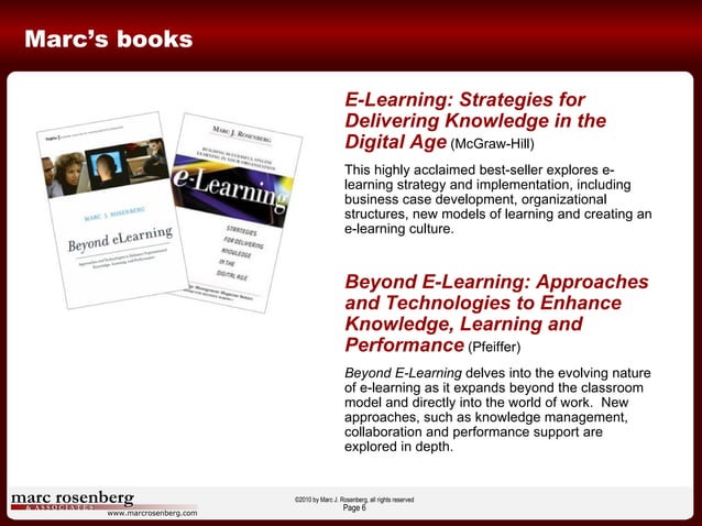 Introduction to Marc Rosenberg and Associates | PPT