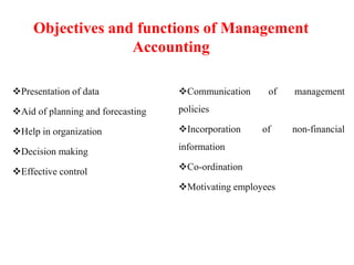 Introdcution to management accounting | PPTX