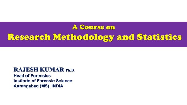 Introduction to research methodology | PPT