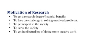 Introduction to research methodology | PDF | Science