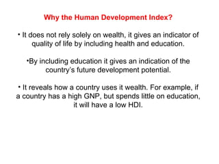 Introduction to development indicators | PPT
