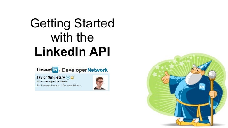 Linkedin api - japanlopi