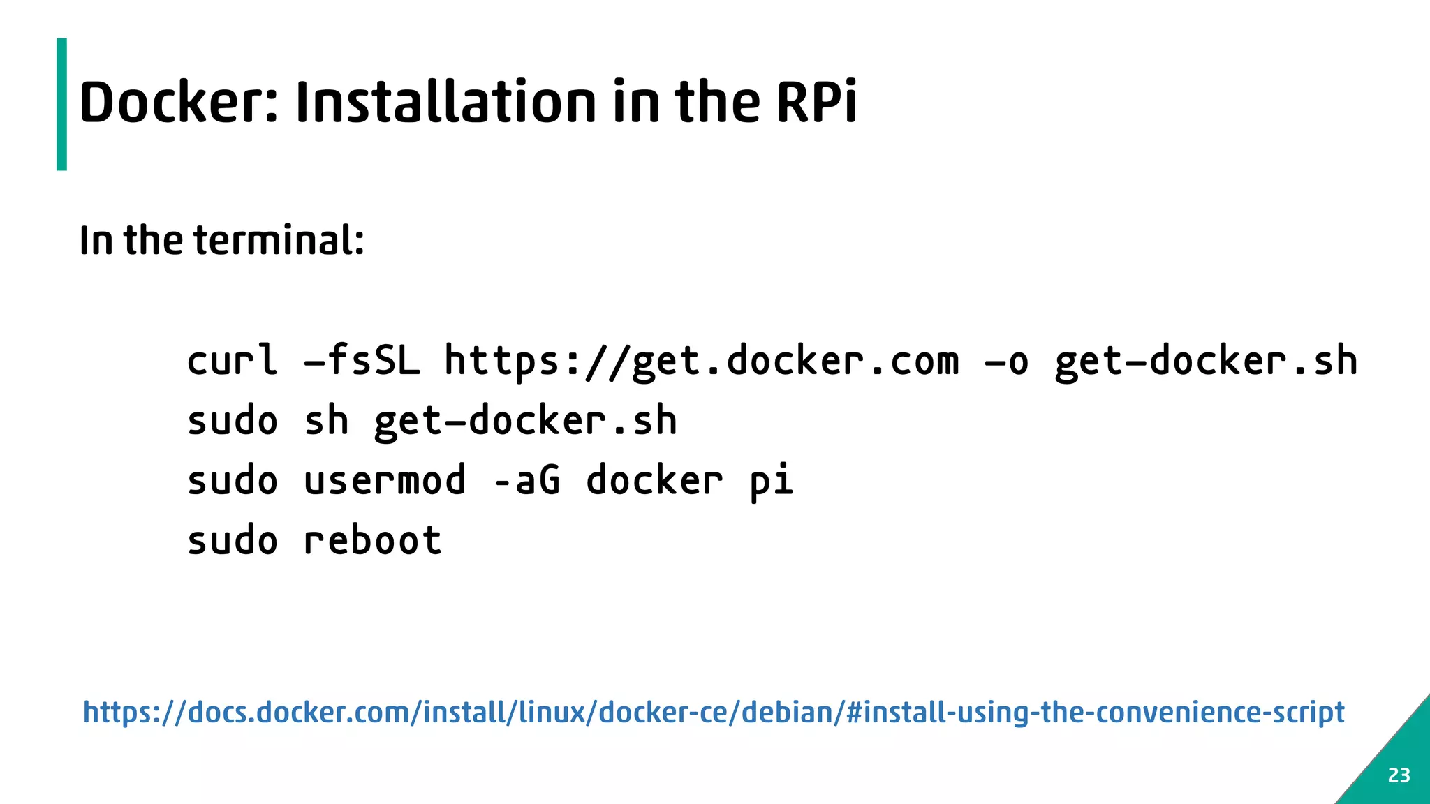 Docker for the Internet of Things (IoT): An Introduction | PPT