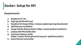 Docker for the Internet of Things (IoT): An Introduction | PPT