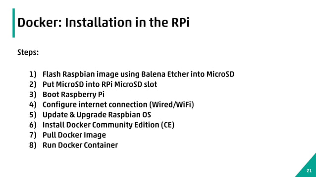Docker for the Internet of Things (IoT): An Introduction | PPT