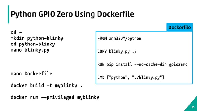 Docker for the Internet of Things (IoT): An Introduction | PPT