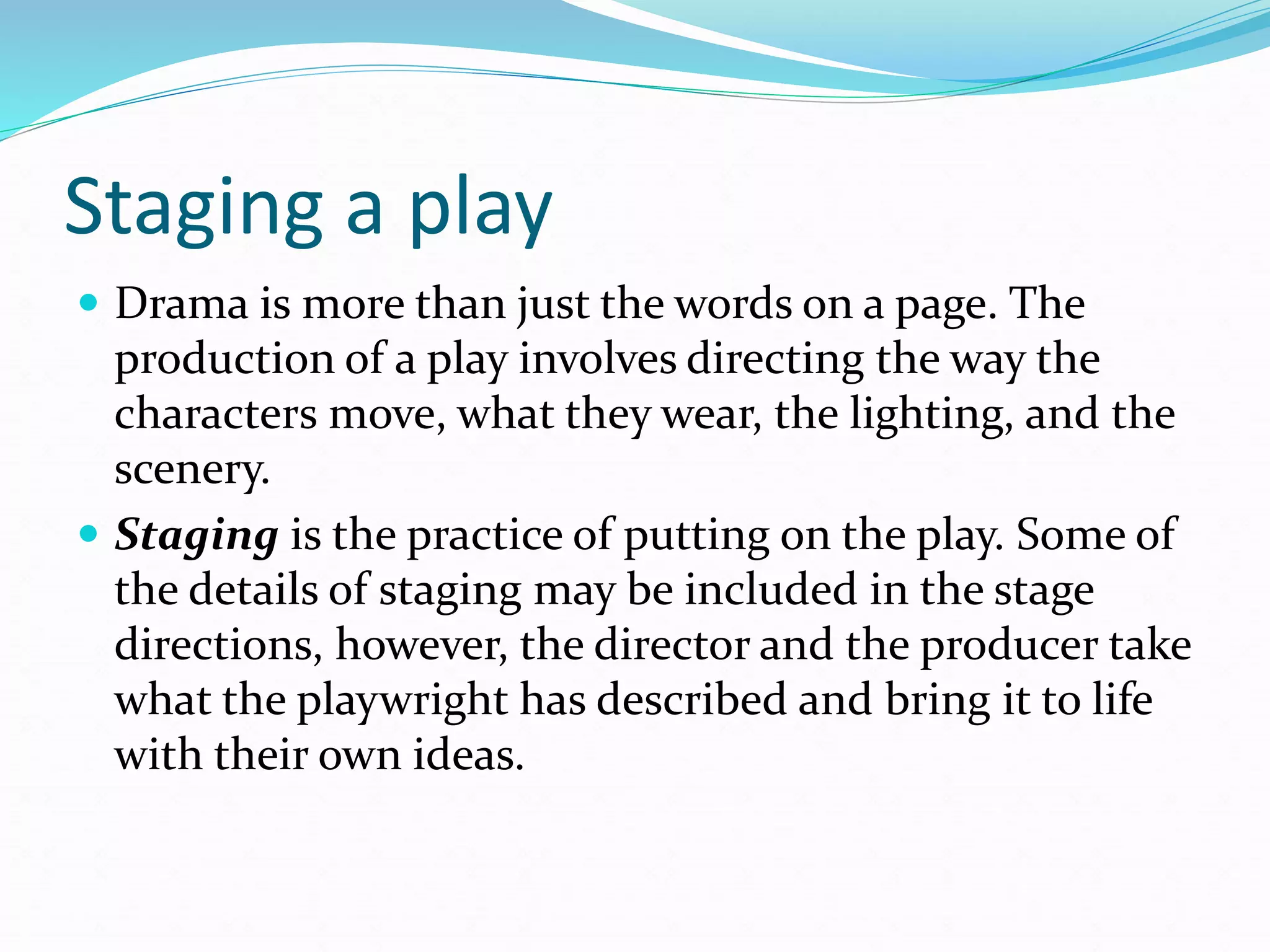Introduction to drama | PPT