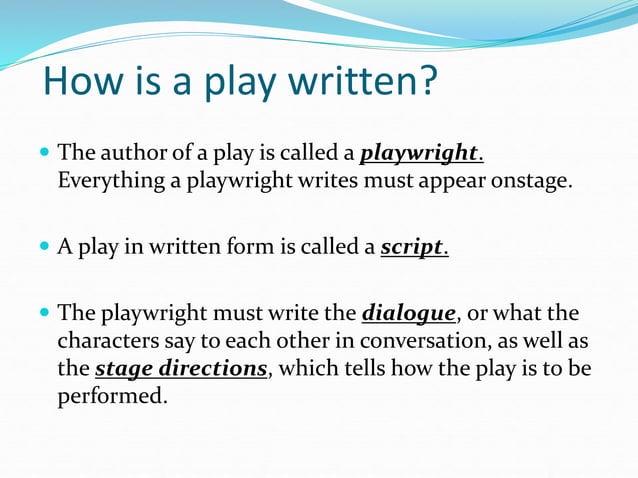 Introduction to drama | PPT