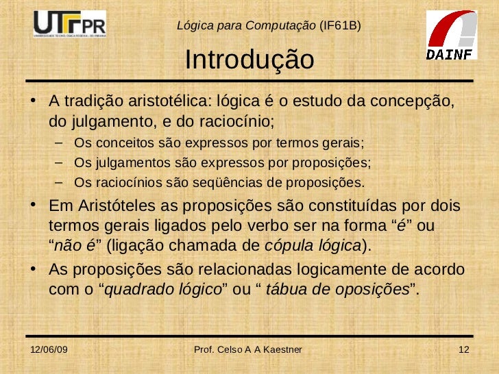 Introducao a Logica Introducao a Logica
