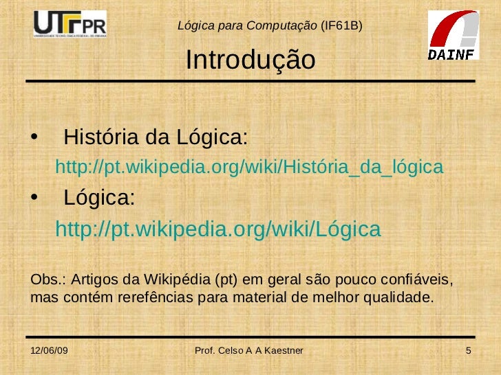 Introducao a Logica Introducao a Logica