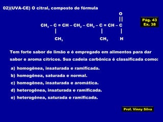 INTRODUÇÃO A QUÍMICA ORGÂNICA | PPS